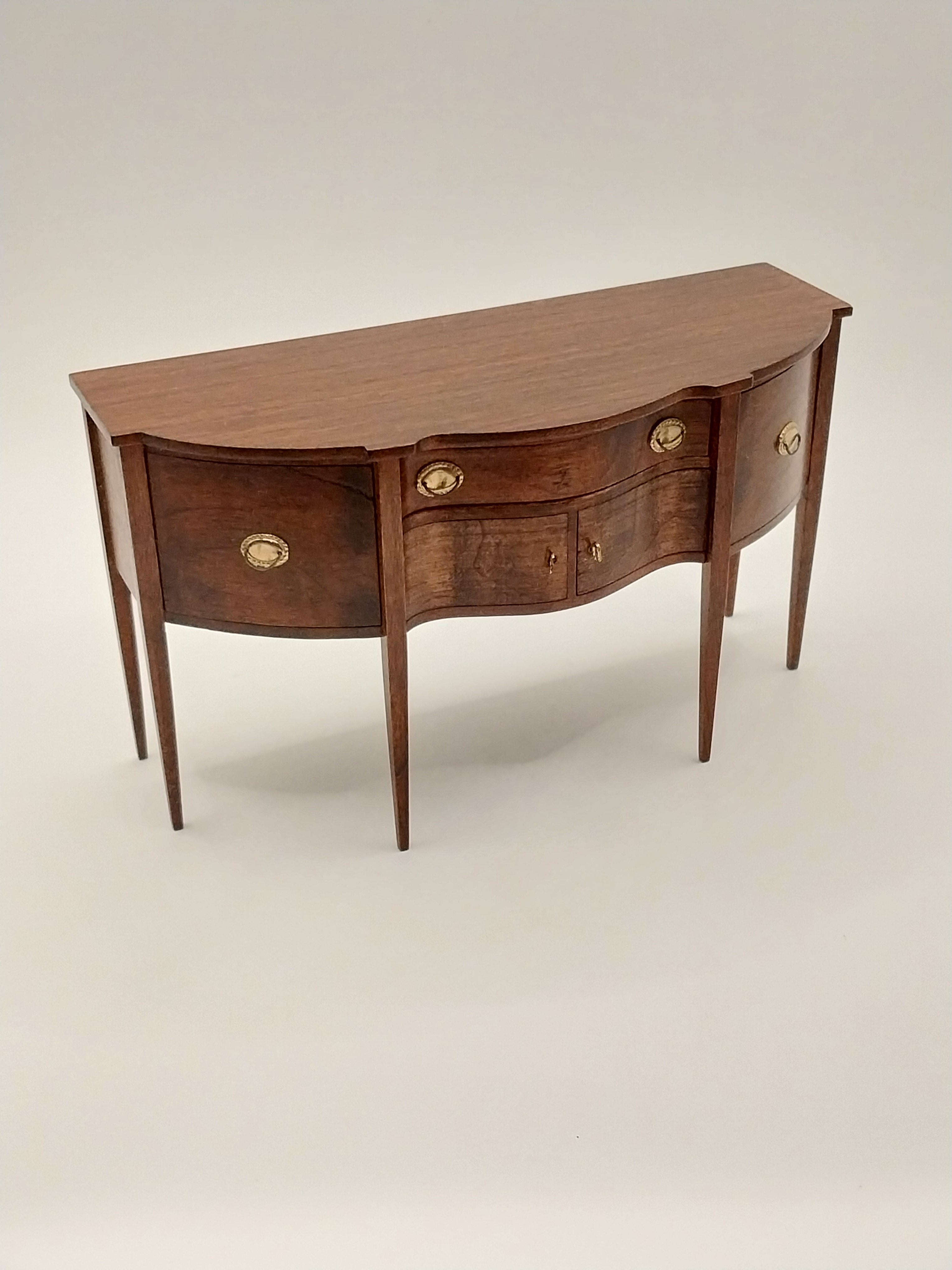 Hepplewhite Sideboard, Cherry – Miniature Designs, Inc.