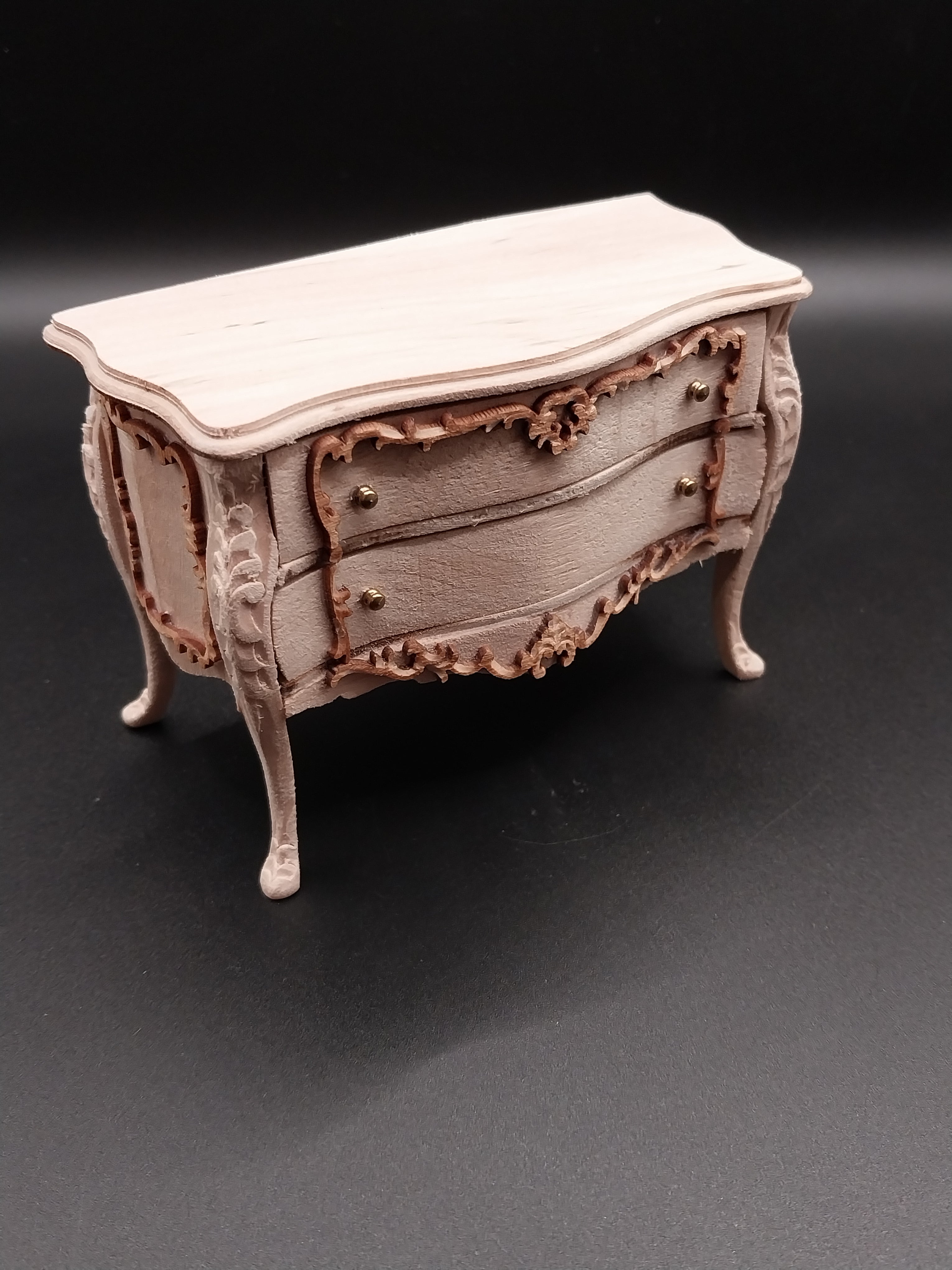 Small Bombay Chest, Unfinished – Miniature Designs, Inc.