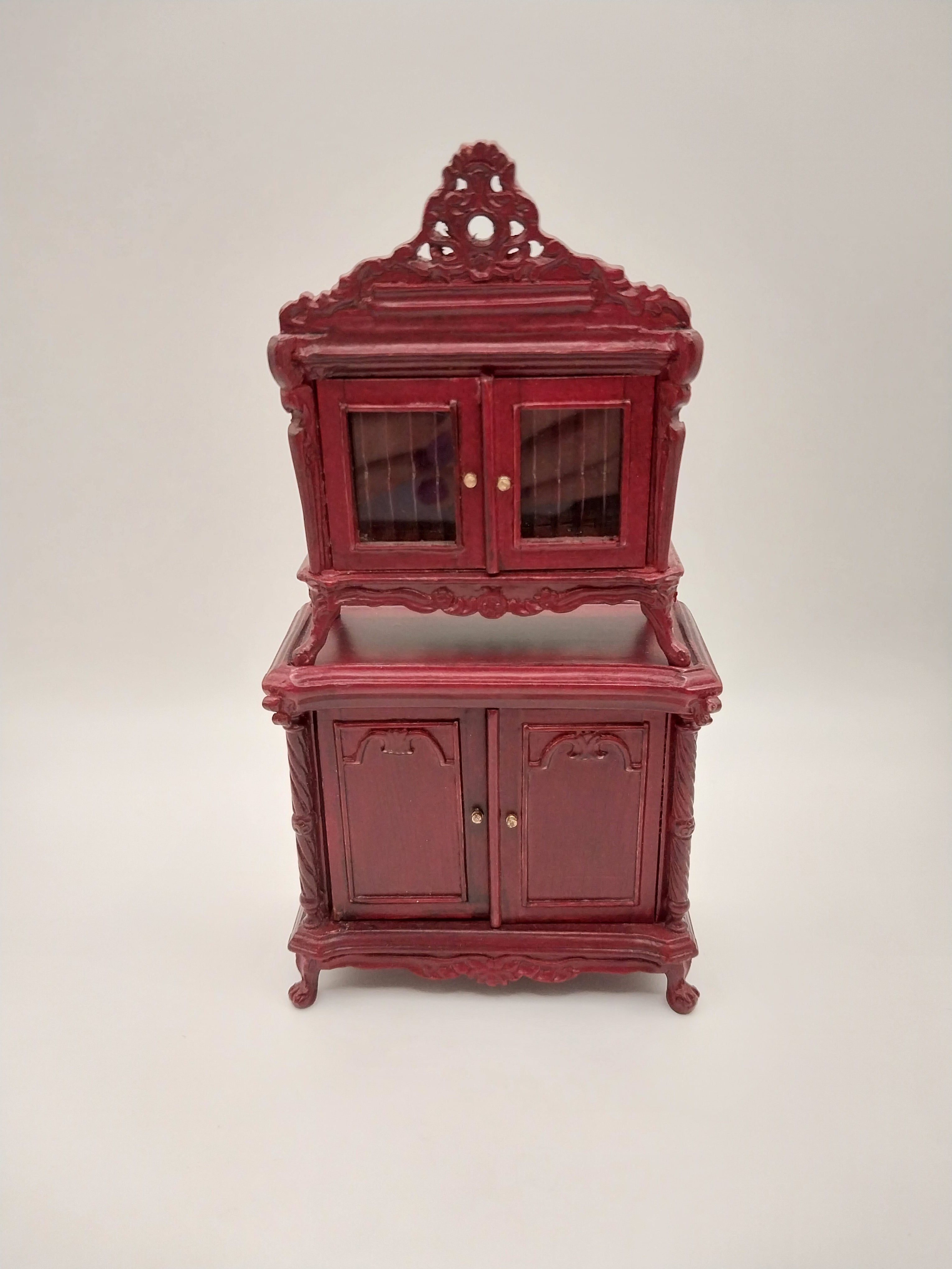 Portfolio Cabinet, Mahogany, 2pc – Miniature Designs, Inc.