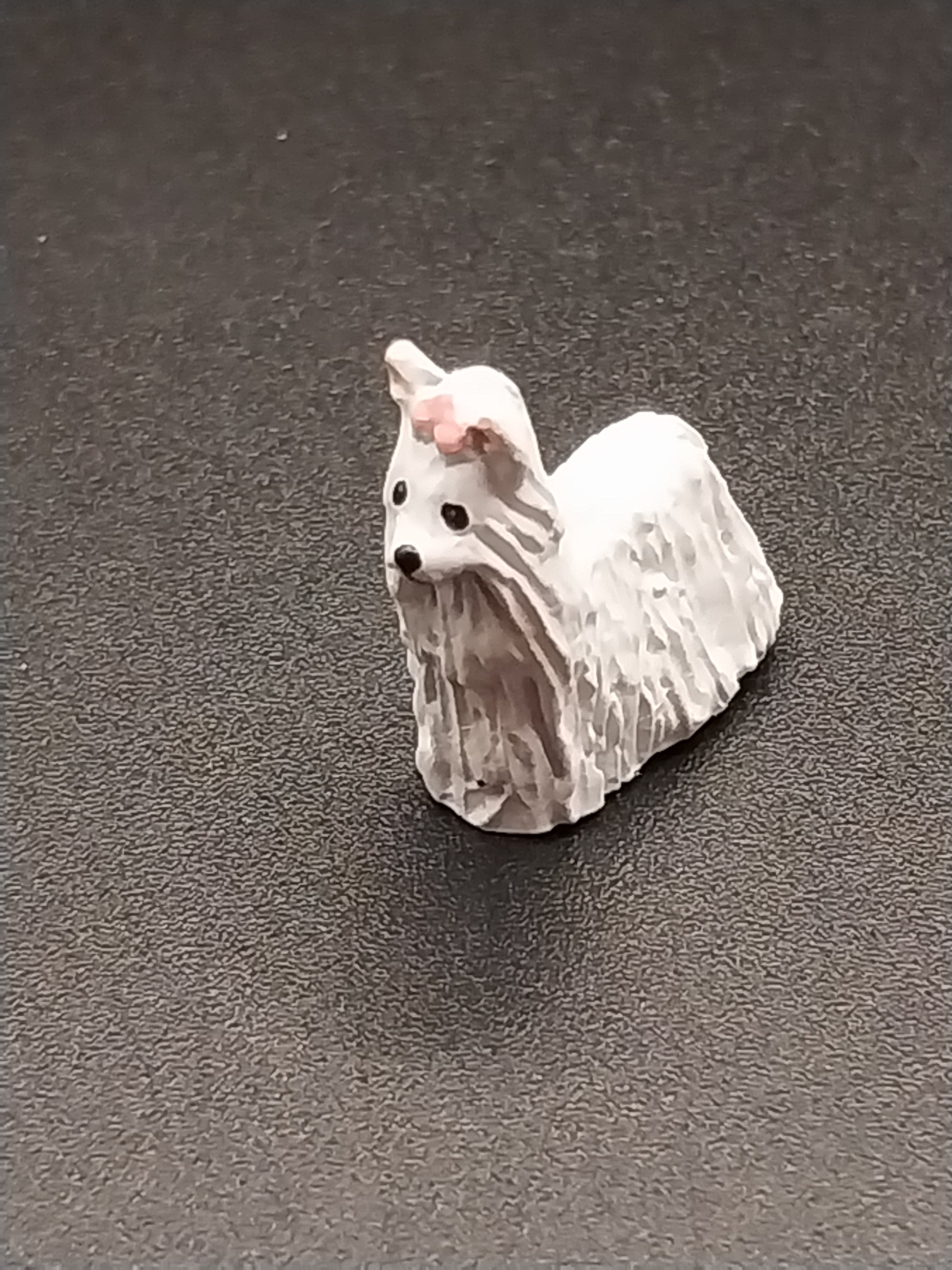 1/2" Scale Yorkie, White – Miniature Designs, Inc.