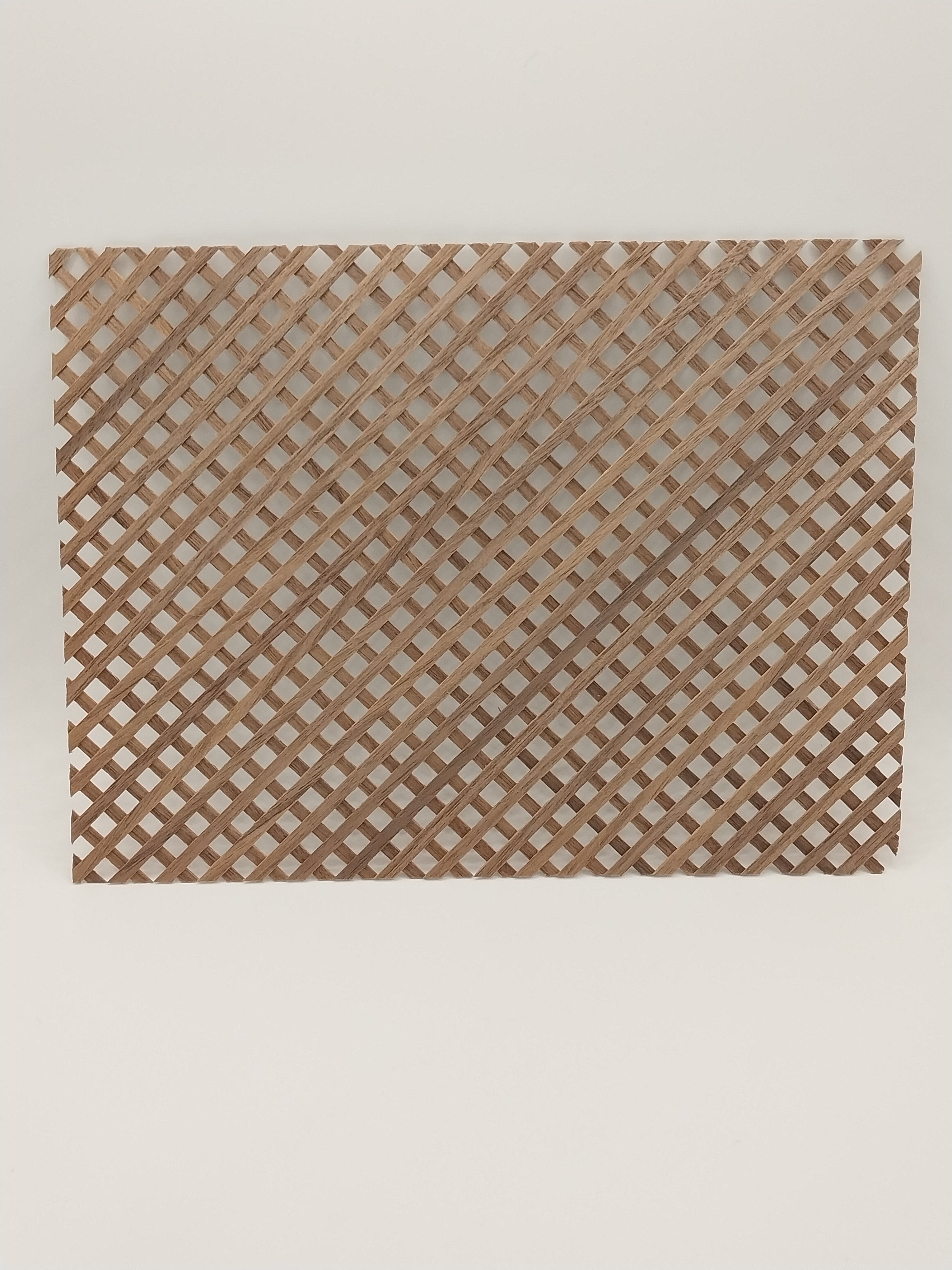 CCB0796, Lattice Panel, Dark Real Wood – Miniature Designs, Inc.
