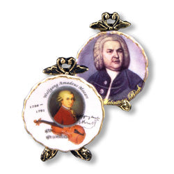 Mozart & Bach Plate Set – Miniature Designs, Inc.