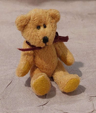 Teddy Bear, Tan, Jointed – Miniature Designs, Inc.