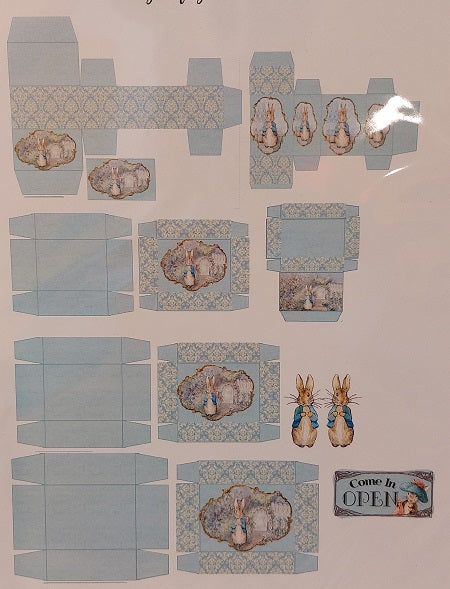 Peter Rabbit Boxes Kit, Blue – Miniature Designs, Inc.