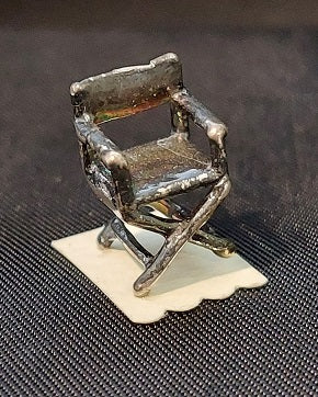 1/144" Scale Director Chair, Silver – Miniature Designs, Inc.