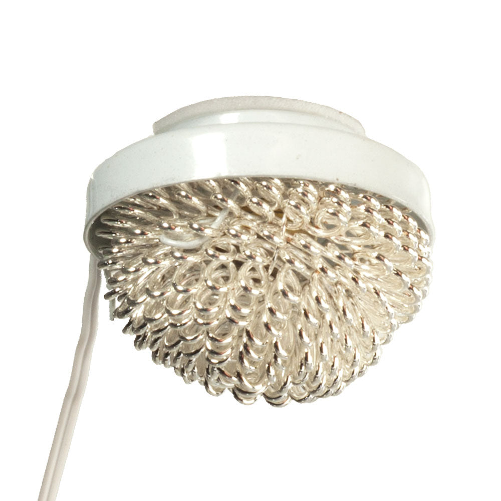 White Silver Loop Ceiling Lamp – Miniature Designs, Inc.