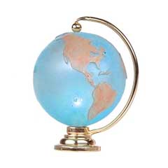 World Globe Lamp, Disc – Miniature Designs, Inc.