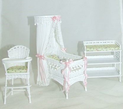 Wicker Nursery Set, Peter Rabbit – Miniature Designs, Inc.