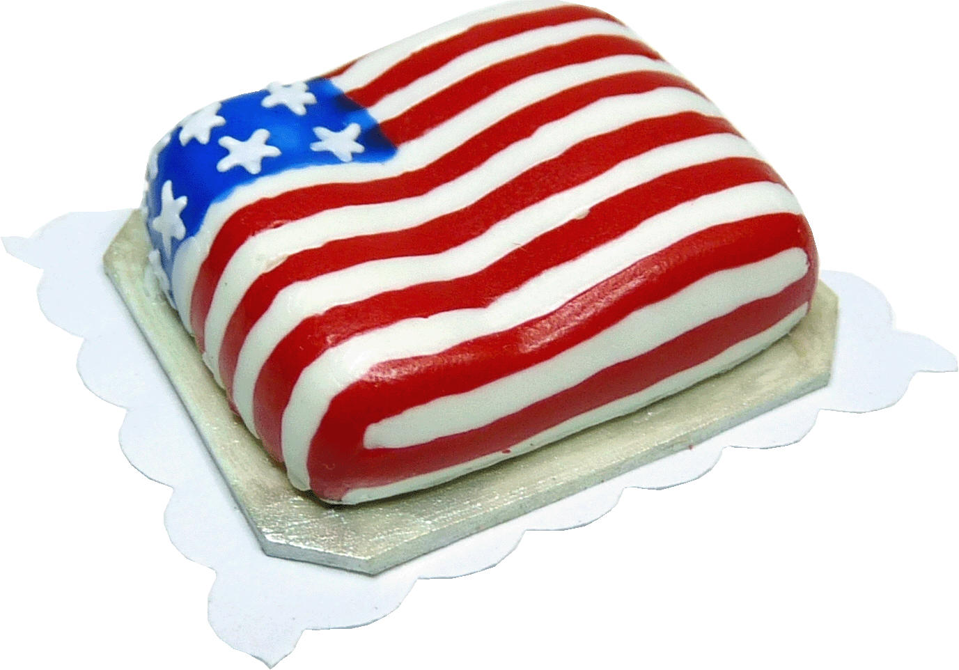 Waving Flag Sheet Cake – Miniature Designs, Inc.