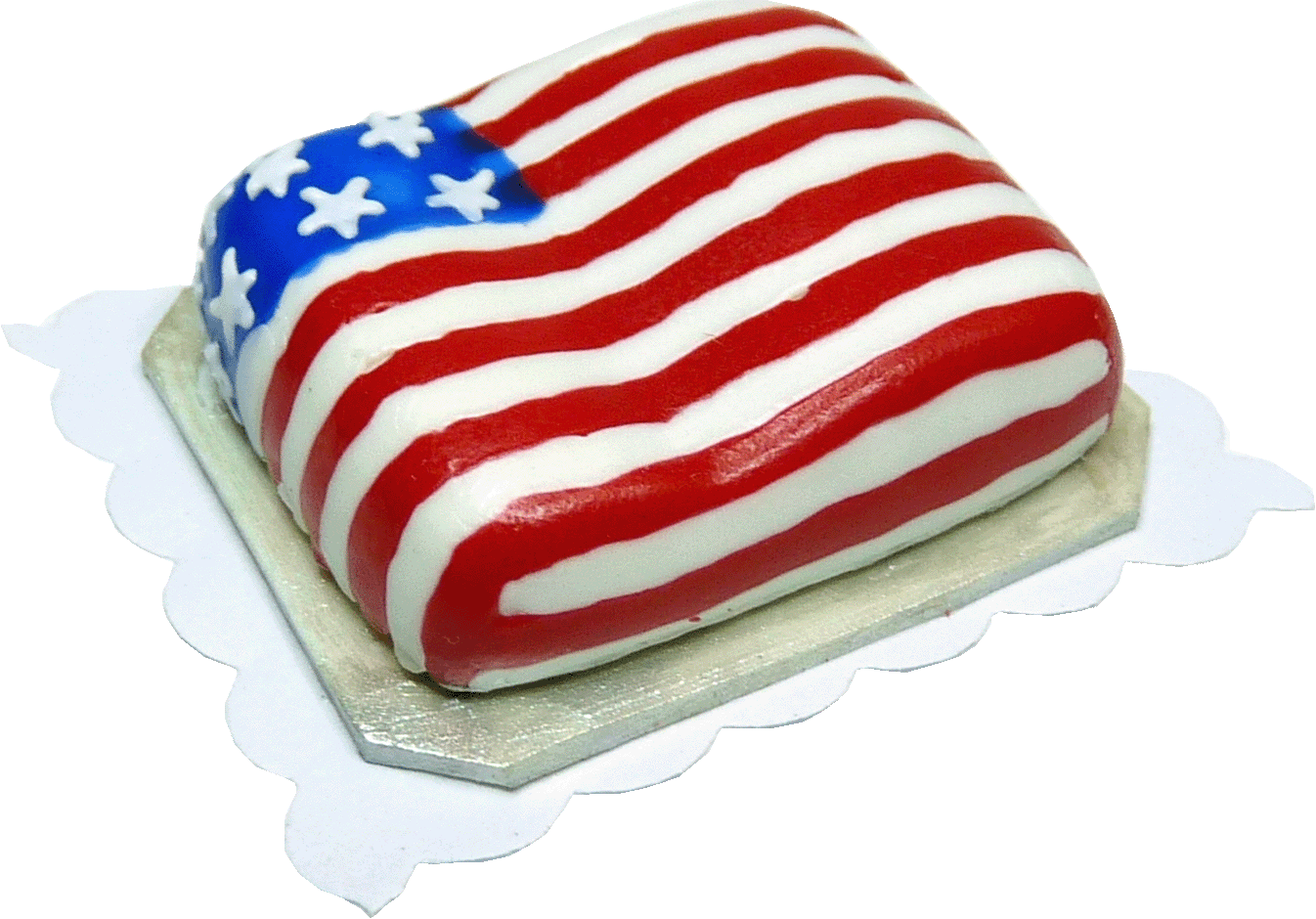 Waving Flag Sheet Cake – Miniature Designs, Inc.