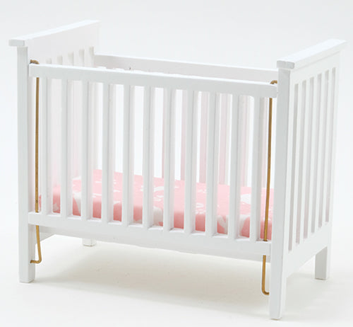 Slatted Crib, Pink – Miniature Designs, Inc.