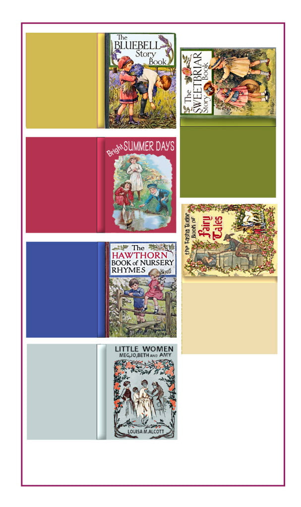 Antique Children's Book Kit, 18pc – Miniature Designs, Inc.