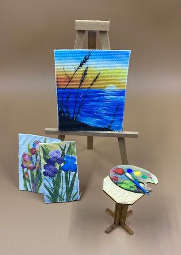 Artist Easel & Stool Kit – Miniature Designs, Inc.